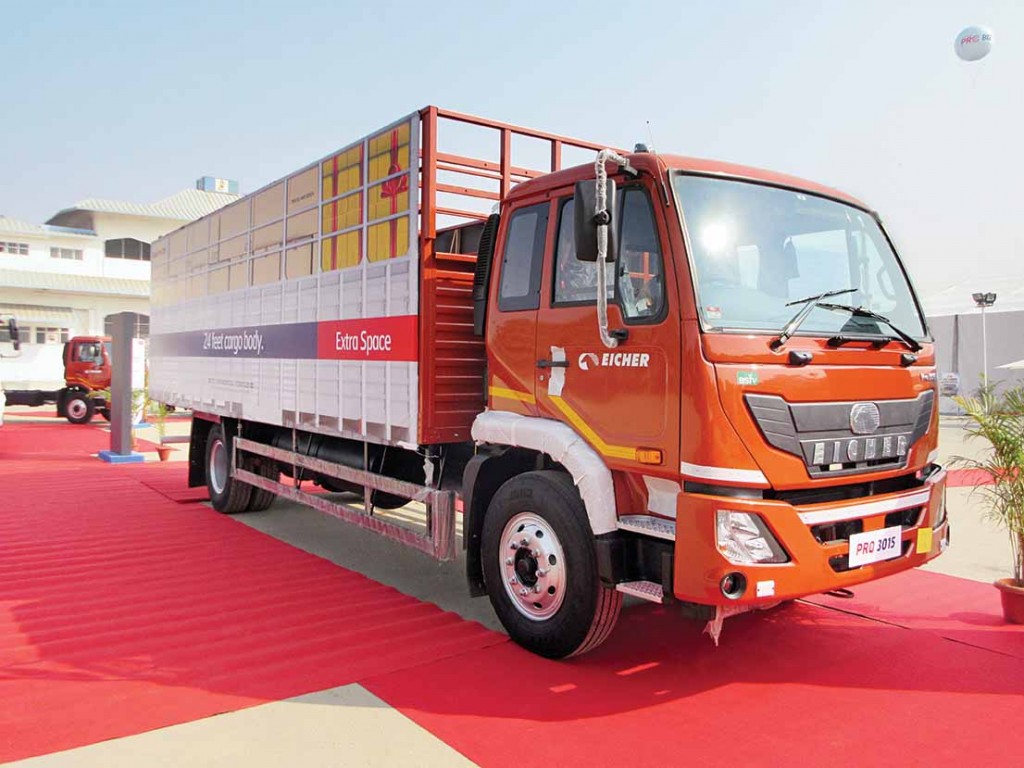 New Eicher trucks