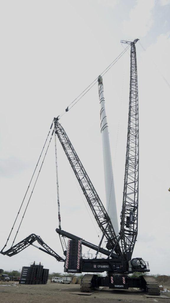 SANY Bharat delivered 4 units of its largest crawler crane to Sanghvi ...
