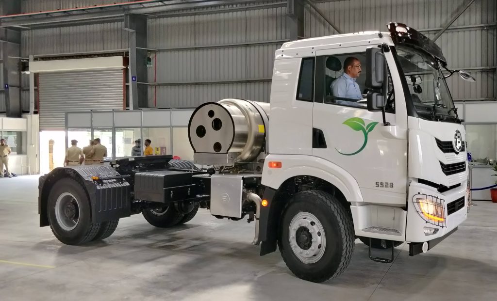 Blue energy motors launched its First LNG truck